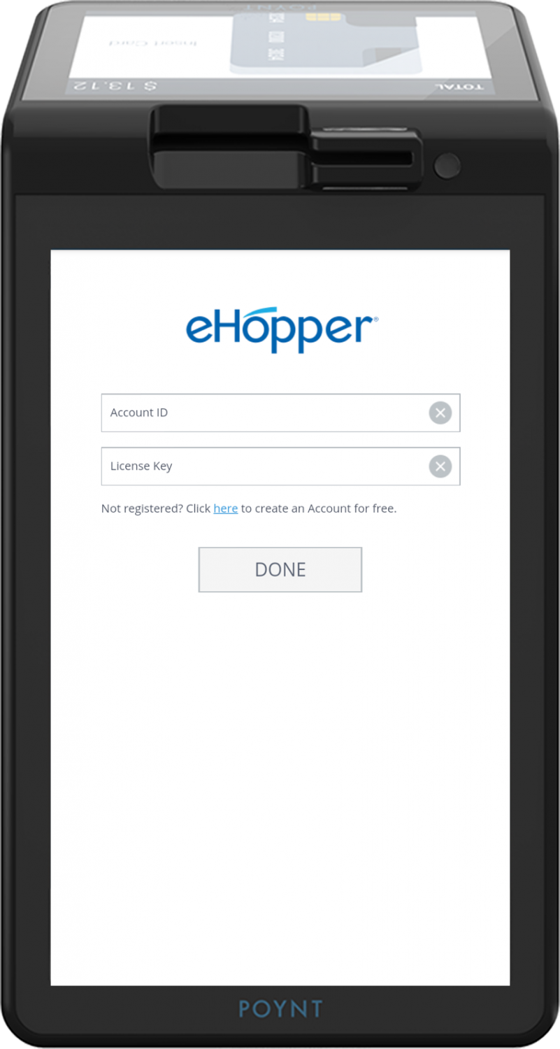 How to Activate eHopper POS on Poynt Device POS | eHopper