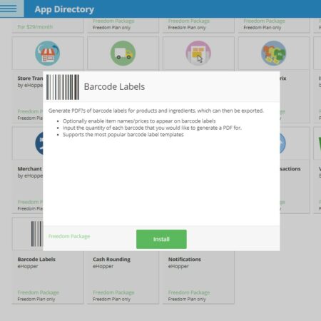 Barcode Labels App