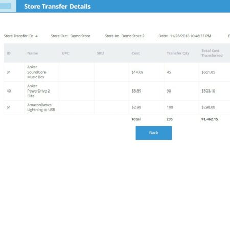 Store Transfer App