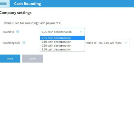 Cash Rounding