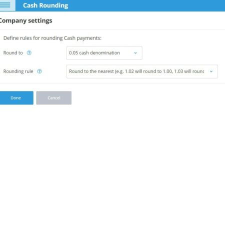 Cash Rounding